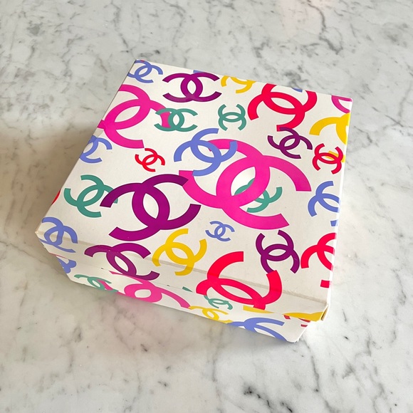CHANEL | Storage & Organization | Vintage Chanel Y2k Multicolor Logo ...